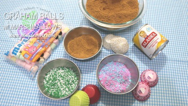 Graham Balls with Sprinkle